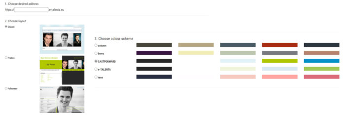 e‑TALENTA for actors